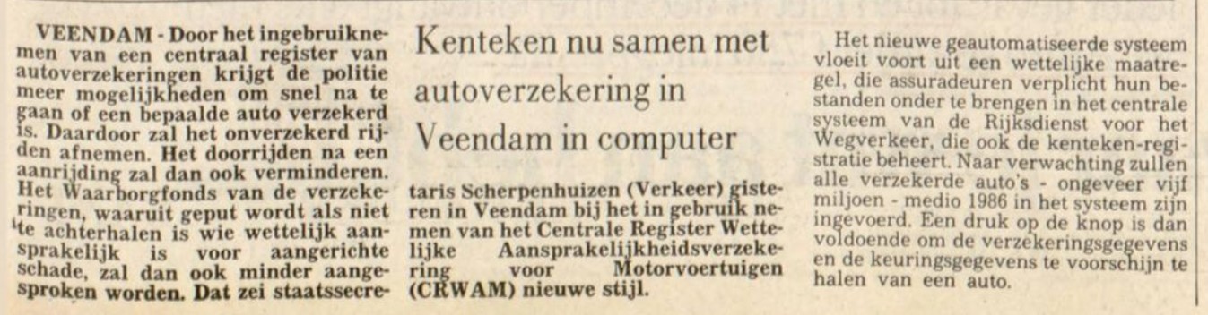 Meldcode - de bijzondere controlesleutel bij een kenteken - Kenteken.TV ...